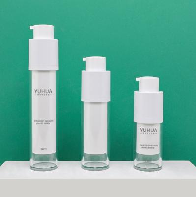 중국 FDA 플라스틱 포장 병 15 밀리람베르트 30 밀리람베르트 50 밀리람베르트 선명한 라운드 형상 판매용