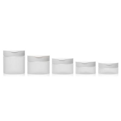 China 180g 240g 300g Custom Logo Plastic Packaging Cream Jars For Body Butter Face Cream for sale