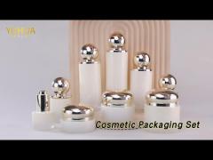 Cylinder Cosmetic Packaging Set 50ml 100ml 120ml Modern Type Support Label Printing