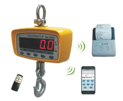 China Bluetooth Digital Crane Scales with 15t capacity for sale