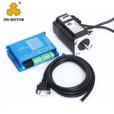 中国 エンコーダーHss60の雑種のサーボ運転者と2フェーズ ロボット腕NEMA 24のサーボ モーター3N.M 販売のため