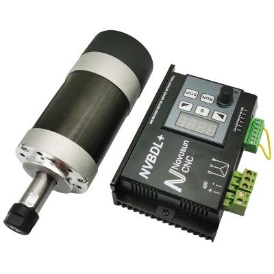 China Brushless Dc Motor CNC little router machine 48V 400W 12000rpm57BLY90-4120  black and white for sale