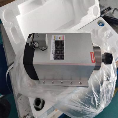 Cina Il quadrato del motore mandrino del dispositivo di raffreddamento di aria della macchina per incidere modella il fuso di 1.5kw 18000rpm in vendita