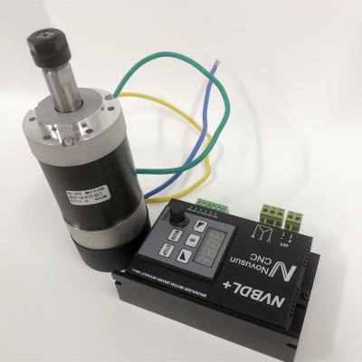 Cina fresatura senza spazzola del motore mandrino 48V di CNC del mandrino di 400w 12000rpm er11 piccola in vendita