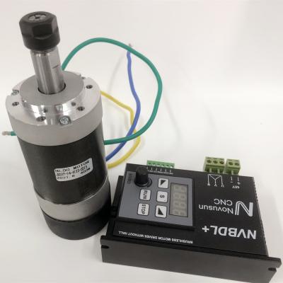 Cina fresatura senza spazzola del motore mandrino 48V di CNC del mandrino di 400w 12000rpm er11 piccola in vendita