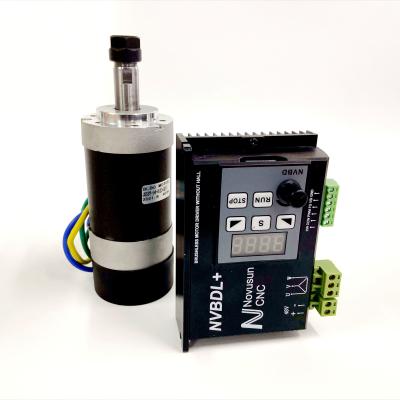 中国 CNCの小さい機械ブラシレスDcモーターJSSBY114-4120-CD5 IE 1 48V 500W 12000rpmの安いbldcモーター 販売のため