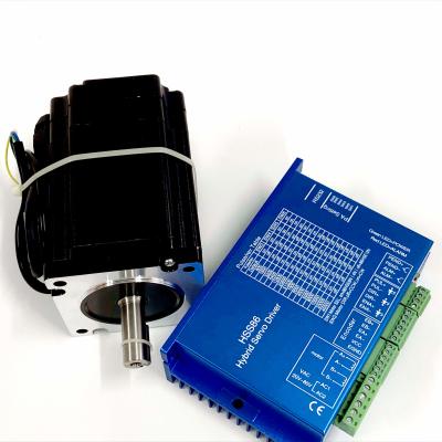 中国 NEMA 34の閉じたループのエンコーダーの高いトルクのステッピング モーターのキット12N.mの2フェーズ サーボ モーター 販売のため