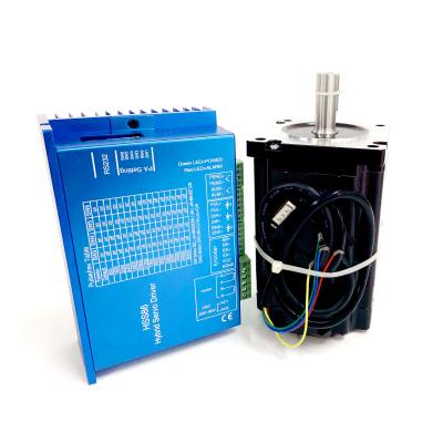中国 閉じたループのステッピング モーター60HSE3N.m 1000rpm 88mmのエンコーダーの1000のppr 1.8mHインダクタンスServo 販売のため