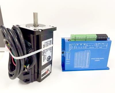 中国 閉じたループのステッピング モーターの小さいカーブ機械57HSE2N2N.m 1000rpm 76mmエンコーダーの1000のppr 販売のため