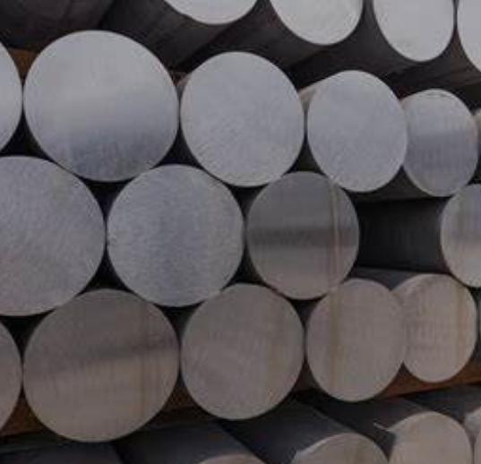 Close-up view of Ti-6Al-4V alloy material texture