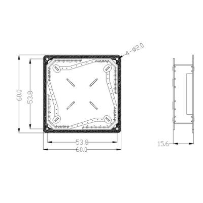 중국 원형 분극을 가진 소형 RFID 안테나 UHF 3dBi 고이득 RFID 장거리 안테나 판매용