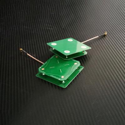 China Circular Polarization UHF RFID Antenna with 3dBic Small Size RFID Antenna for UHF Handheld Reader for sale