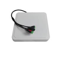 China UHF RFID Reader Integrated 9dBi Antenna Long Range 33dBm 800tags/s for Vehicle for sale