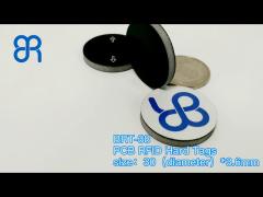 Het Antimetaal van PCB om RFID-Markeringsgrootte Φ30 X3.6MM Geschikt voor Diverse Metalen