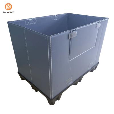 China Kunststoff-Hülsen-Großbehälter, faltbar, Paletten-Hülsen-Abdeckung, Box mit Deckel zu verkaufen