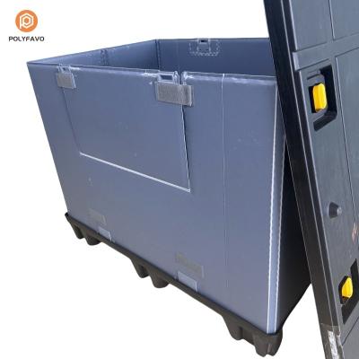 China Kunststoff-Hülsen-Großbehälter, faltbar, Paletten-Hülsen-Abdeckung, Box mit Deckel zu verkaufen