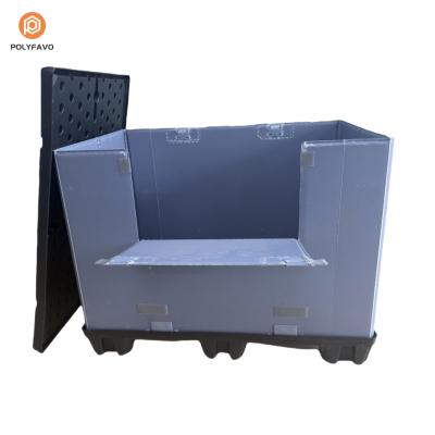 China Kunststoff-Hülsen-Großbehälter, faltbar, Paletten-Hülsen-Abdeckung, Box mit Deckel zu verkaufen