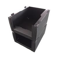 China Stackable PP Solid Plastic Box Durable Eco Friendly Pick Bins for sale