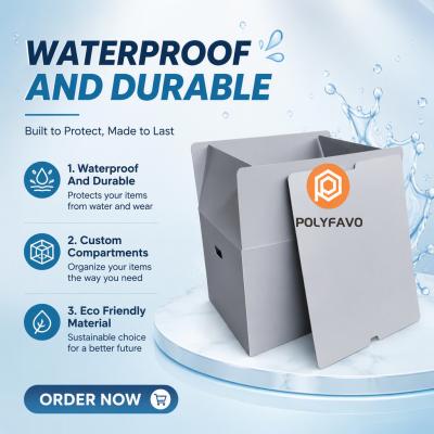China Honeycomb Board Box Soft-Touch Integrated Protective Lining PP Box Plastic Crates for sale