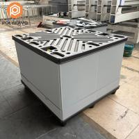 China Collapsible Pallet Box Custom Color Logo, Panel Thickness 10mm 12mm, Stackable Foldable Bulk Box with Lid and Base for sale