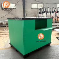 China Collapsible Bulk Box Wall Thickness 10mm 12mm Options, Custom Cutouts Windows, Stackable Returnable Pallet Box Logo Print for sale