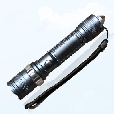 China 18650/AAA Dry Battery Powered Dimmer Zoom CREE Q5 LED Flashlight/Torch Detachable Hammer for sale