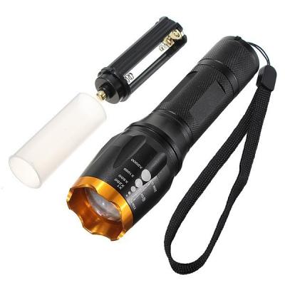 China 2000IM CREE XM-L T6 LED Zoomable Adjustabl Flashlight Torch Lamp(18650&AAA) for Camping for sale