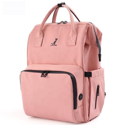 China Outdoor Led Backpack Baby Bottle Backpack With Sterilizer Mom Diaper Backpack USB UV-C Custom for sale
