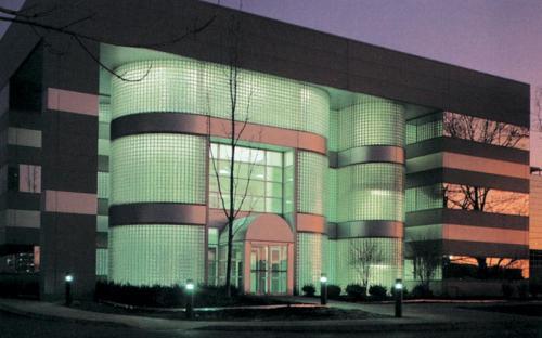 Energy Efficient Glass Block can be used in an Office Building