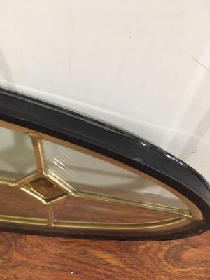 China Custom Brass Decorative Door Glass , Clear Solid Glass Decorative Panels for sale