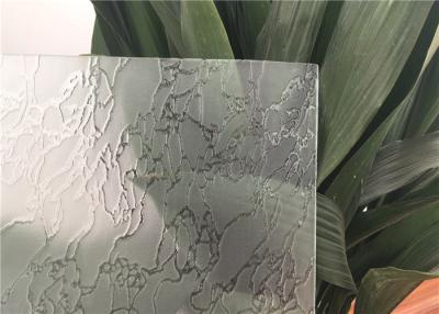 China Privacy Decorative Patterned Glass For Bathroom  Kitchen Various Shape for sale