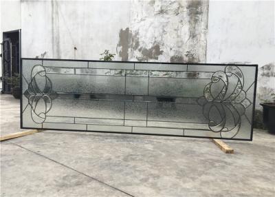 Cina Vetro temperato telescopico lustrato doppio nero della porta di vetro di scivolamento della patina in vendita