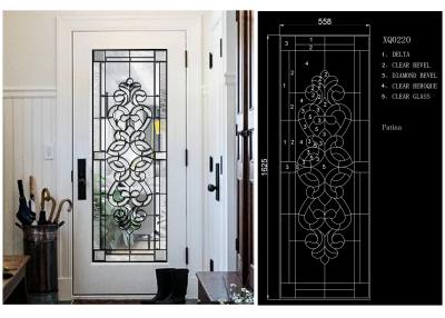 Cina Il vetro decorativo temperato modo riveste la patina di pannelli nera tinta radura di legno del grano in vendita