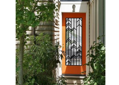 China Low Maintenance Art Glass Panels Temperature Control Impact Shield Garage Door for sale