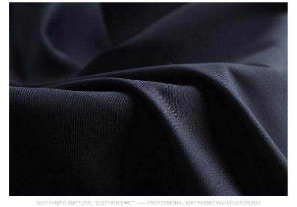 Quality TR80/20 21*21 Plain Dyed Polyester Viscose Fabric for Men's Suits Trousers and for sale