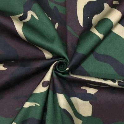 China Polyester Cotton Blend Fabric for Camouflage Uniform in Medium Weight and TWILL Style for sale