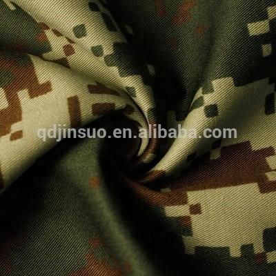 China Polyester Cotton Blend Fabric for Camouflage Uniform in Medium Weight and TWILL Style for sale