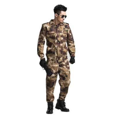 中国 デジタルプリントされた制服ジャケット用 平均重量ポリエステル綿の制服布 販売のため