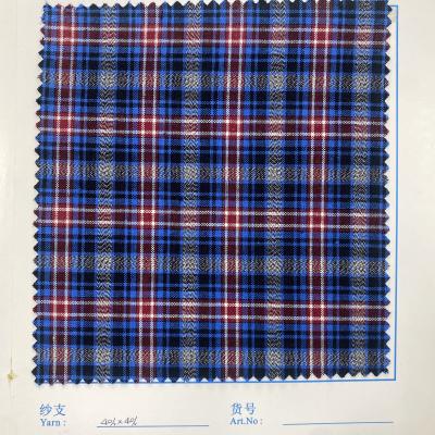Cina Filati di peso medio coloranti a piega di tessuto Jacquard per abbigliamento da lavoro 80 20 TC in policottone in vendita