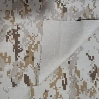 China High Tear Strength TC Water-Proof SA Camouflage Rip-Stop Fabric Color Fastness 4 Grade for sale