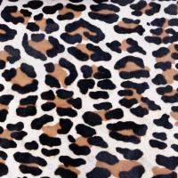 China Printed 4 Way Stretch Denim Fabric 230gsm Quick Dry Leopard Pattern 57/58 Inch for sale