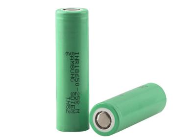 Cina Cellule elettriche 3.6V 2500mAh dello ione del litio della torcia INR18650-25RM 18650 lungamente facendo uso di vita in vendita
