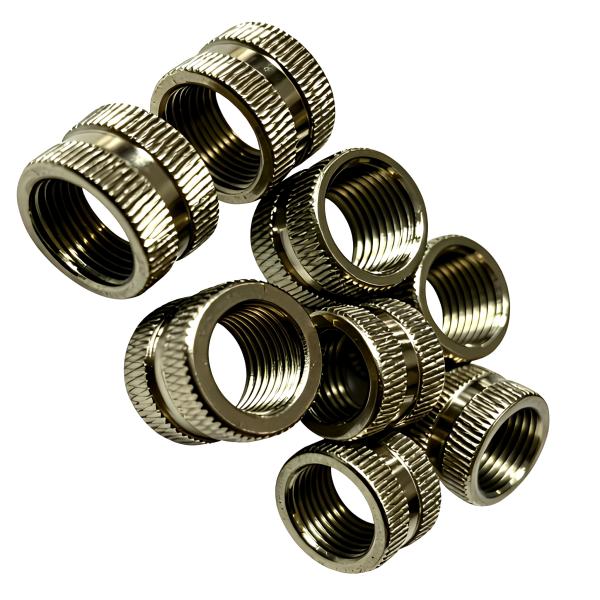 Quality H59 H62 Brass Nickel Plated Hex Nut Custom Threaded Copper Nuts Hardware for sale