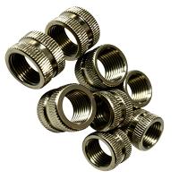 Quality Custom High Precision Stainless Steel Knurl Nut CNC Turning Threaded Fastener for sale