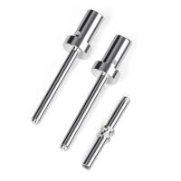 Quality Custom High Precision 0.005 Silver Plated Brass Electrical Pin CNC Turning for sale