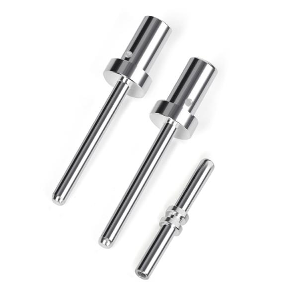 Quality Custom High Precision 0.005 Silver Plated Brass Electrical Pin CNC Turning Conductive Terminal OEM Parts for sale