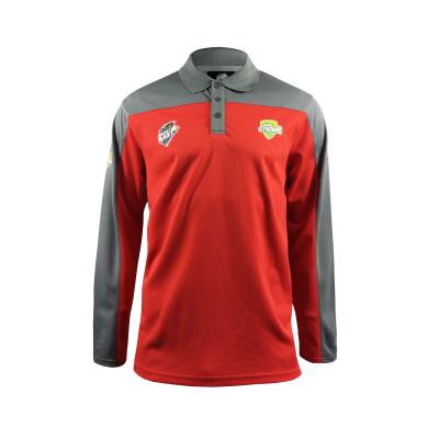 China Comfortabele lange mouwen mannen polo shirts gepersonaliseerd printer ontwerp voor kantoor logo Te koop
