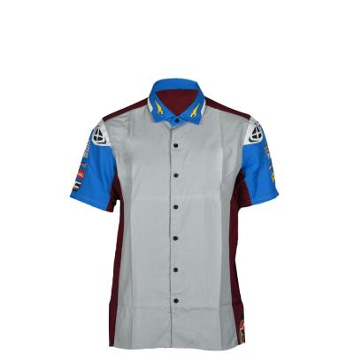 China 100% katoenen polo T-shirt Custom Logo Team Uniform Auto Racing Sport Wear voor volwassenen Te koop