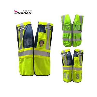 China High Visibility Motorcycle Reflective Vest Safe Working Clothes for Road Construction for sale