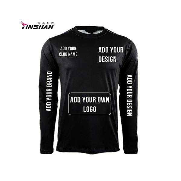 Quality Sleeve Style Long Sleeve Breathable Wicking Custom T Shirts for Motor Cross Riding for sale